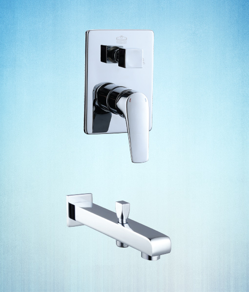Shower Mixer (Square) 3/4"